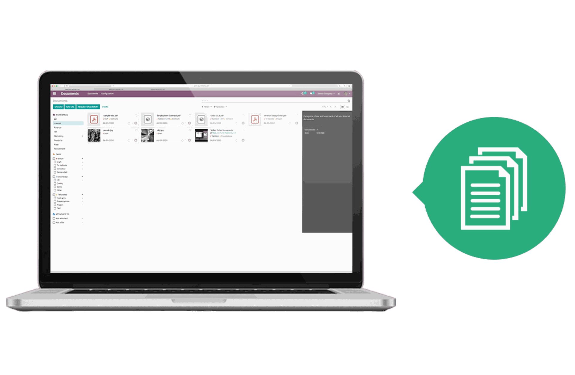 Odoo Document Management Wedoo